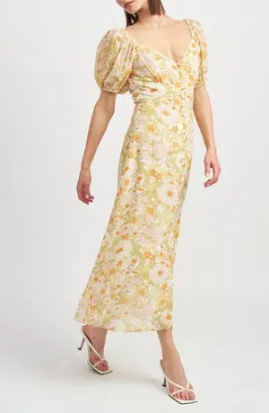 EN SAISON Annie Floral Midi Dress