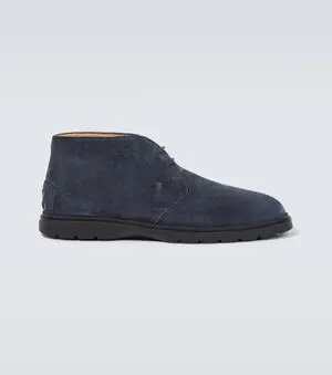 TOD'S Suede Desert Boots - Blue