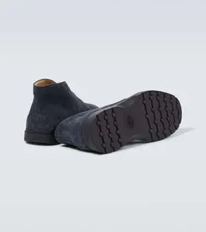 TOD'S Suede Desert Boots - Blue
