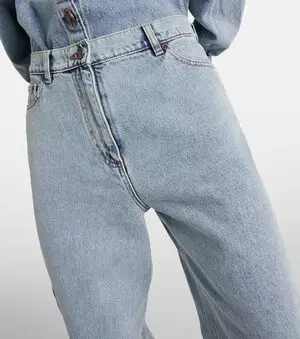 Magda Butrym Straight Jeans - Blue