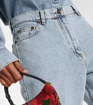 Magda Butrym Straight Jeans - Blue