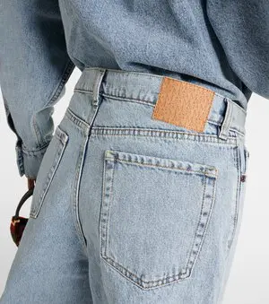 Magda Butrym Straight Jeans - Blue