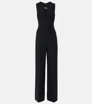 Stella McCartney Chain-detail Jumpsuit - Black