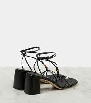 JIMMY CHOO Onyxia 70 Leather Sandals