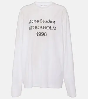 Acne Studios Logo Oversized T-shirt - White