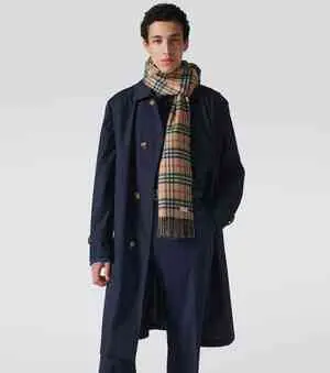 Burberry Check Cashmere Scarf