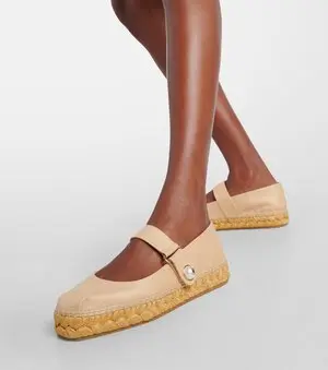 JIMMY CHOO Fayence Espadrilles - Neutrals