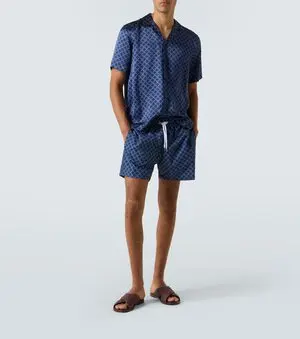 Frescobol Carioca Roberto Silk Bowling Shirt