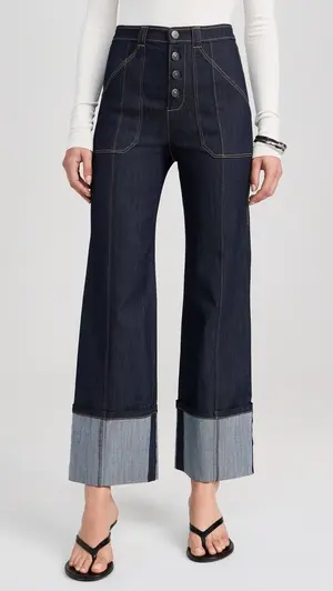 Cinq À Sept Cuffed Benji Pants - Indigo