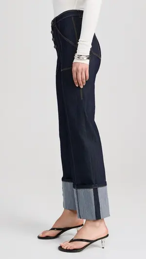 Cinq À Sept Cuffed Benji Pants - Indigo