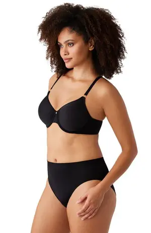 Wacoal Simply Done Underwire Convertible T-shirt Bra - Black