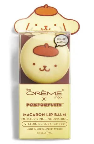 THE CREME SHOP X Hello Kitty® Pompompurin Caramel Pudding Macaron Lip Balm