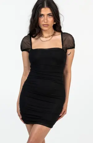 Princess Polly Charvi Ruched Mini Dress