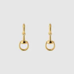 Gucci Horsebit 18k Yellow Earrings - Gold