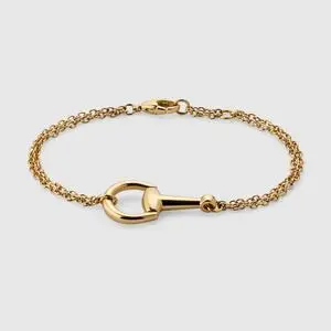 Gucci Horsebit 18k Chain Bracelet - Gold