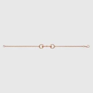 Gucci Horsebit Diamond Chain Bracelet