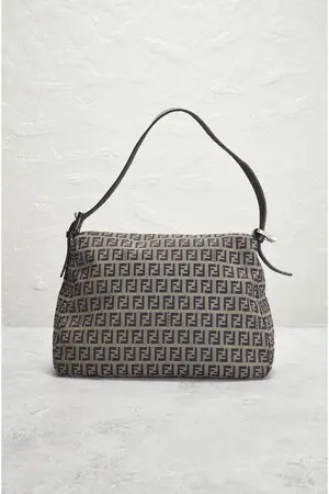 Fendi Zucchino Mama Baguette Shoulder Bag