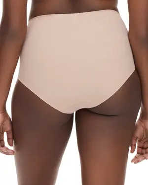 Chantelle Comfort Chic High Waist Control Top Briefs - Rose