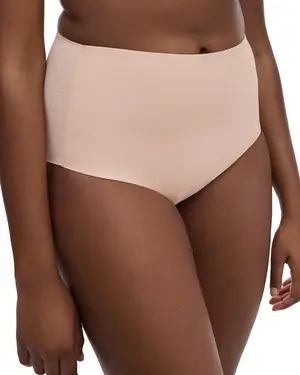Chantelle Comfort Chic High Waist Control Top Briefs - Rose