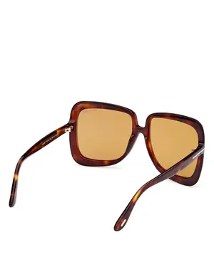 TOM FORD Square Sunglasses, 59mm