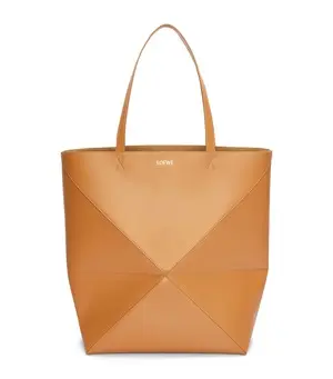 Loewe Leather Puzzle Fold Tote Bag