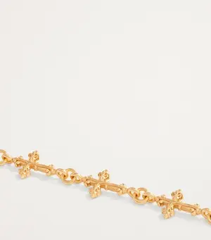 Emanuele Bicocchi Plated Cross Link Bracelet