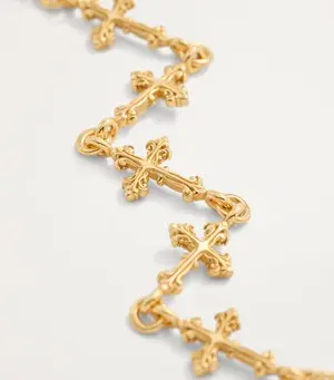 Emanuele Bicocchi Plated Cross Link Bracelet