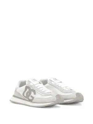 Dolce & Gabbana Mixed-material Sneakers - White
