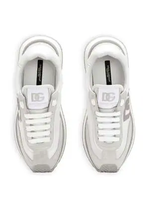 Dolce & Gabbana Mixed-material Sneakers - White