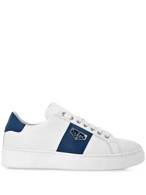 Philipp Plein Logo-plaque Leather Sneakers