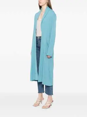 TEDDY CASHMERE Venezia Cardigan Coat - Blue