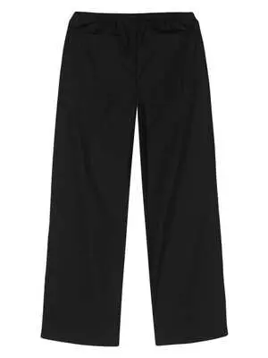 TOTEME Mid-rise Straight-leg Trousers - Black