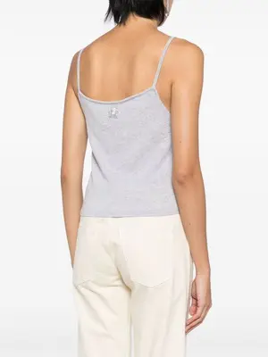 TEDDY CASHMERE Rapallo Knitted Top - Grey