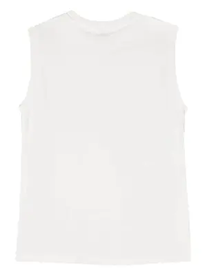 TOTEME Crew-neck Organic Cotton Tank Top - White