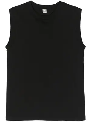TOTEME Crew-neck Tank Top - Black