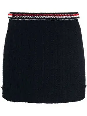 THOM BROWNE Thom Browne 4-Bar Tweed Miniskirt