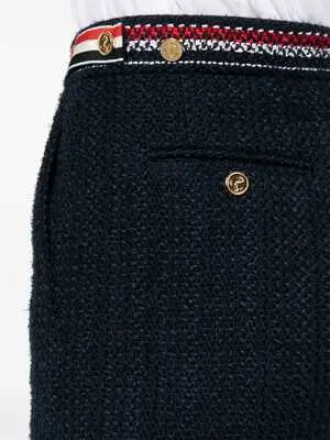 Thom Browne 4-bar Tweed Miniskirt