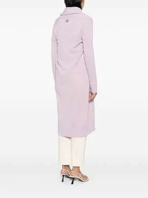 TEDDY CASHMERE Venezia Cardigan Coat - Purple