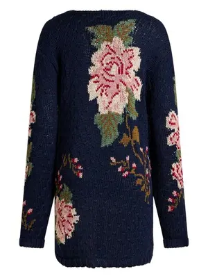 Etro Floral-jacquard Cotton Jumper