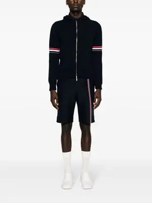 Thom Browne Cashmere Knit Hoodie - Black