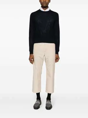Thom Browne 4-bar Waffle-knit Jumper