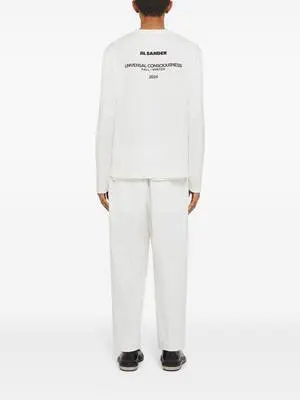 JIL SANDER Logo-print Cotton T-shirt - White