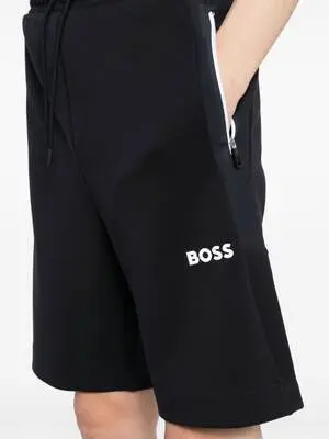 BOSS Logo-print Track Shorts
