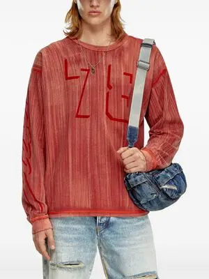DIESEL® Graphic-print Cotton Jumper