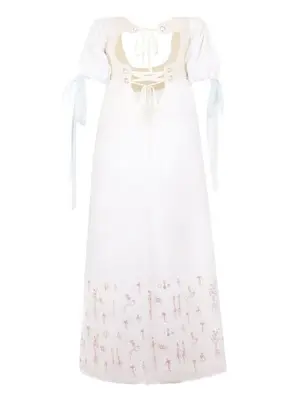 RABBIT Yuyan Sheer Midi Dress