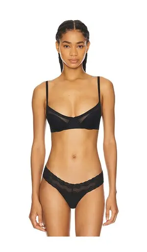 Natori Scope Balconette Contour Underwire Bra - Black