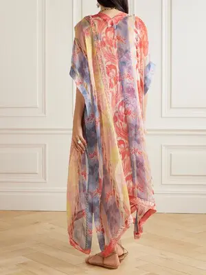 Etro Printed Crepon Coverup
