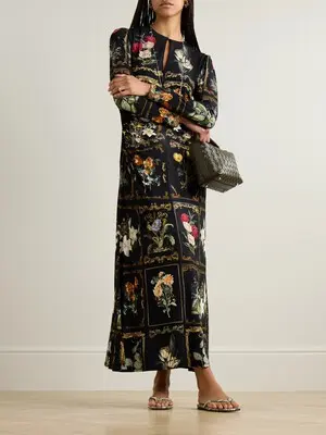 Camilla Crystal-embellished Floral-print Maxi Dress