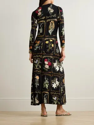 Camilla Crystal-embellished Floral-print Maxi Dress