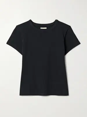 Khaite Samson Cotton-jersey T-shirt - Black